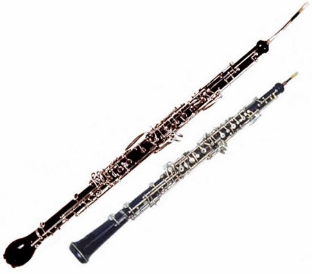 【コールアングレ（上）とオーボエ（下）】